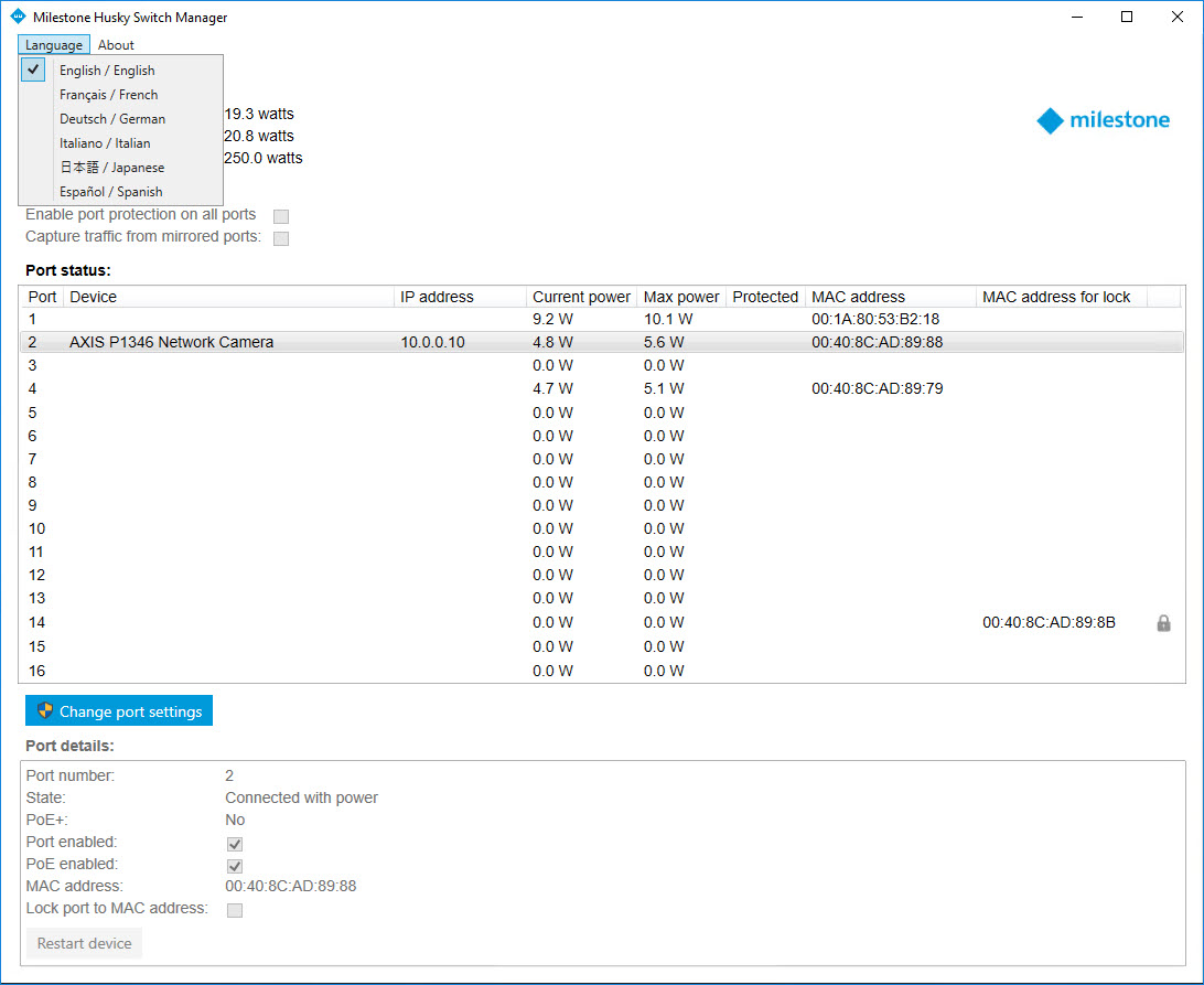 Husky Switch Manager