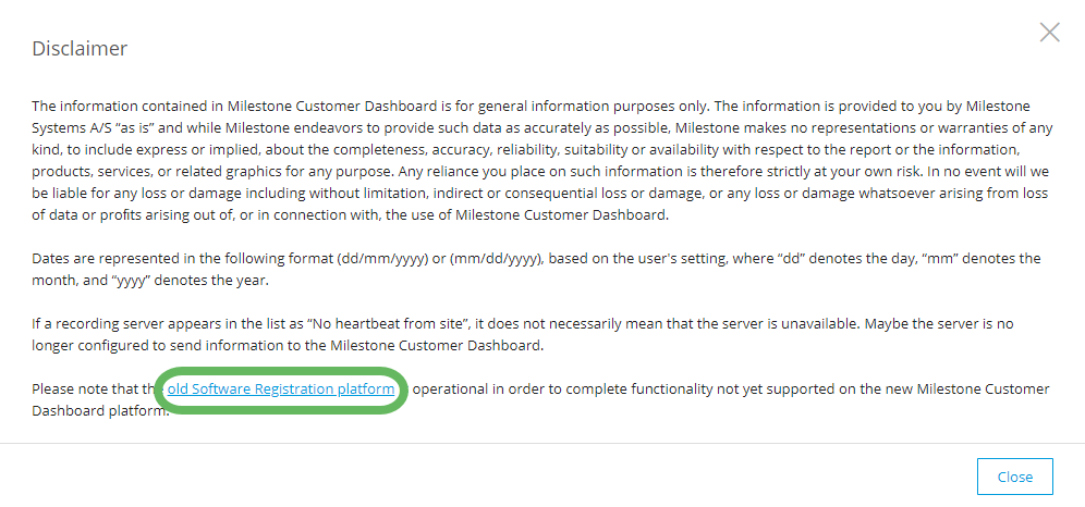 Give users access to Milestone Customer Dashboard