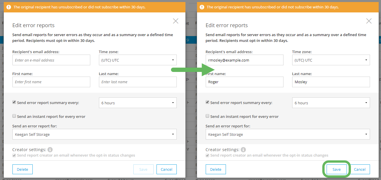 Manage notifications in Milestone Customer Dashboard