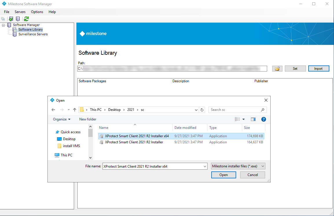Software library