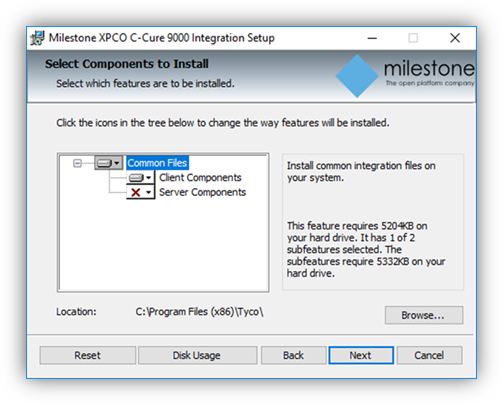 Install Milestone MIPSDK x86 redistributable