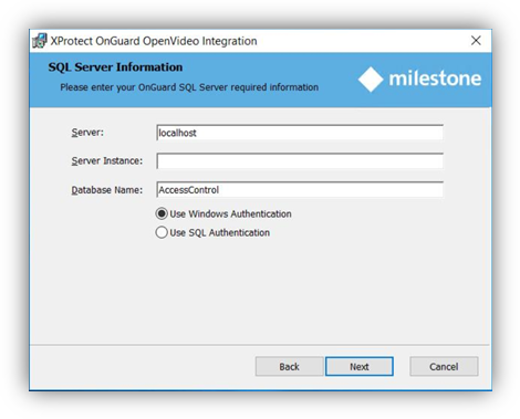 Installing Milestone-OnGuard add-on