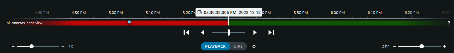 Using the playback timeline (explained)