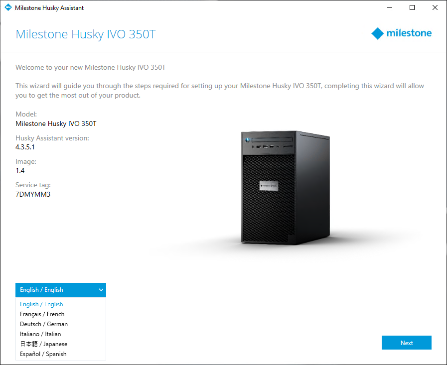 Complete the Husky Assistant Wizard