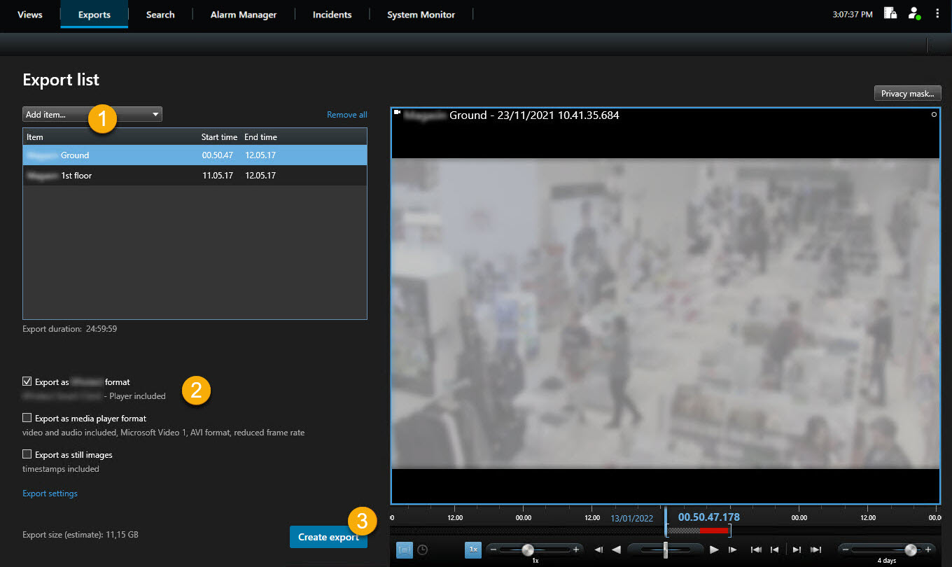 Creating video evidence