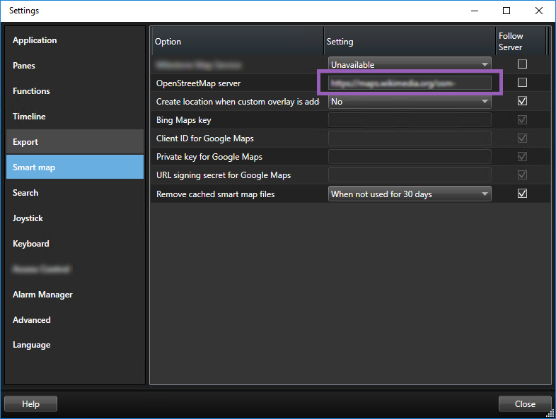 Smart map (configuration)