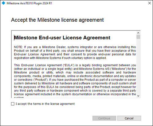 Axis TU9001 and XProtect Smart Client