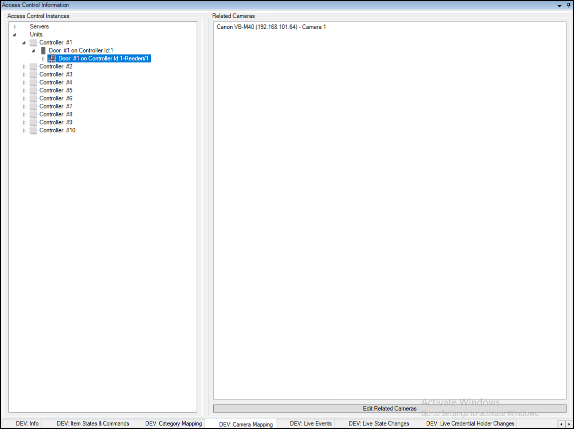 Developer tabs (reference)