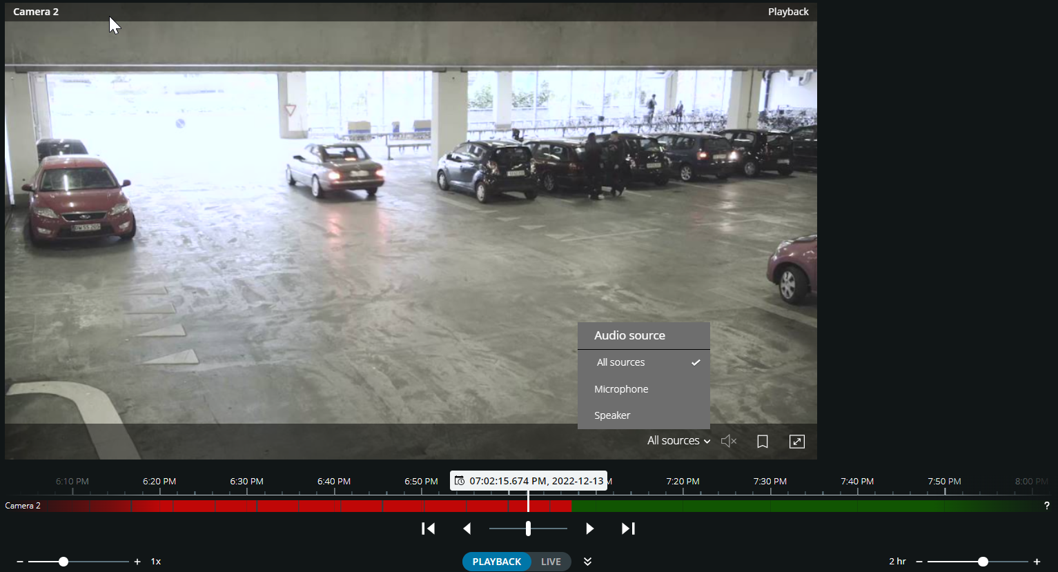 Playing back audio in video recordings (explained)