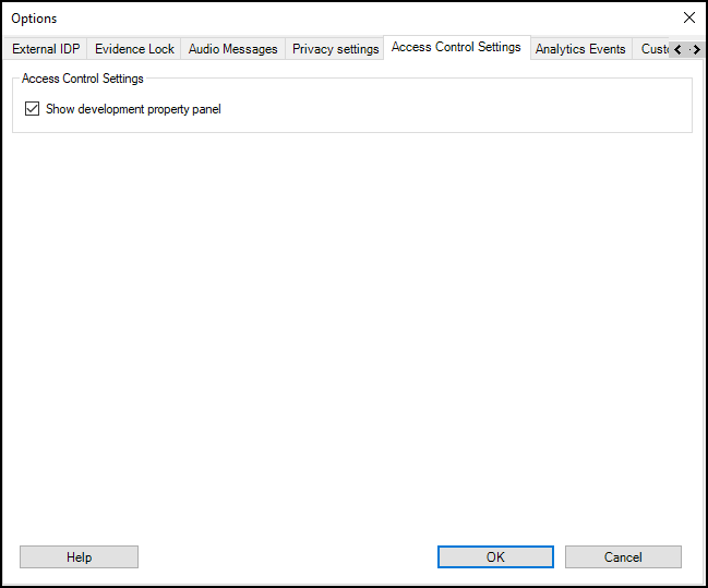 Enabling developer tabs