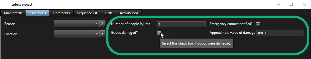 Scenario: Use incident data to document the number of injured and ...