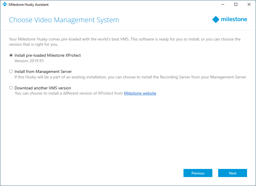 Complete the Husky Assistant wizard