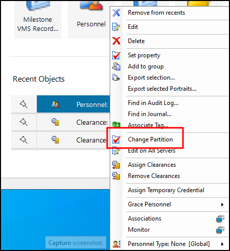 CCure 9000 partitions (explained)